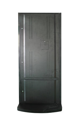 Black Vertical Stand Alone Totem , 55 " Restaurant Advertising Display Menu
