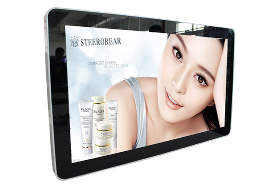 Landscape 65 Inch Full HD Wall Hanging LCD Screen With Wifi Romote Connection
