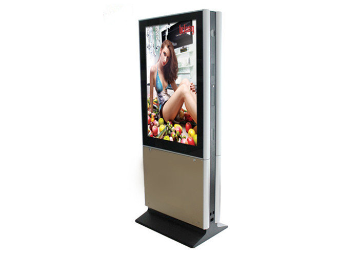 46 Inch Dual Screen Network Wifi 3G Kiosk LED Wireless Advertising Digital Signage