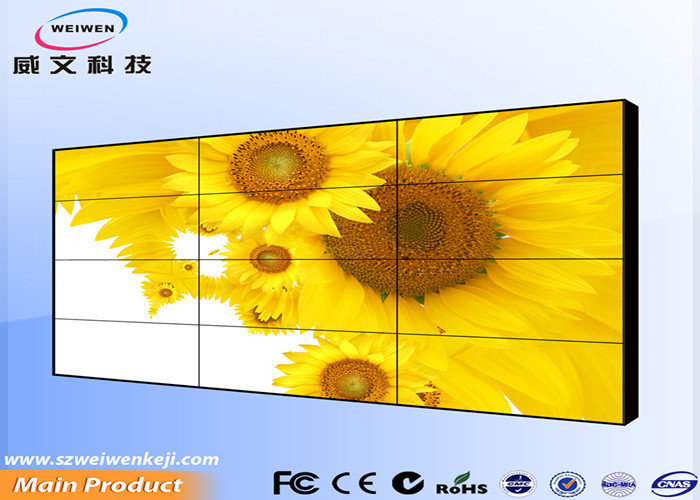 Wall Mounted Super LCD Video Wall Display / Video Wall LCD Digital Signage For Advertising