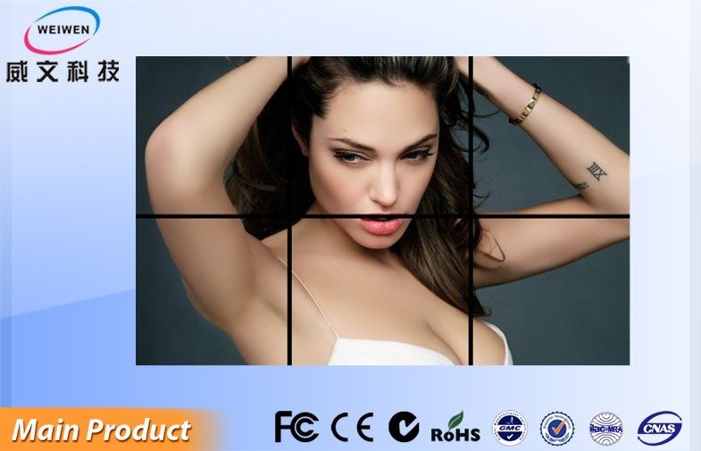 Wall Mounted Samsung Seamless LCD Video Wall Display Industrial grade 46'' 47'' 55''