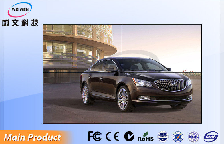 Network Advertising LCD Video Wall Display / Large Plasma​ Video Wall Monitor High Resolution