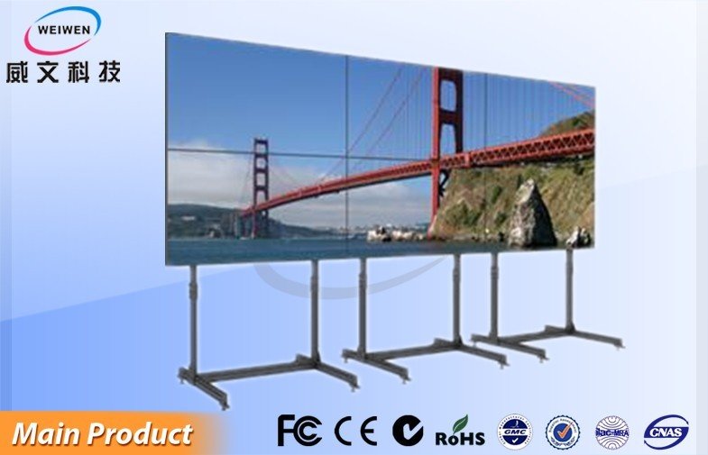 Floor Stand Plasma Video Wall Advertising Wall Display Systems for Scenic Area / Exhibition
