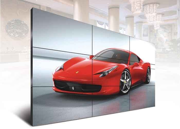Customized 46 Inch Wall Mounted LED Video Wall Monitors / Thin Large Video Wall Displays