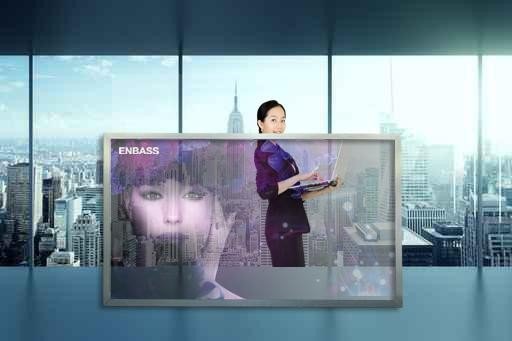 High Definition Transparent Oled Display Inserted With Wifi Signal
