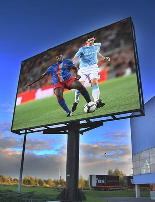 Large Stadium LED Displays For Football Basketball Match , RGB LED Billboard Signs