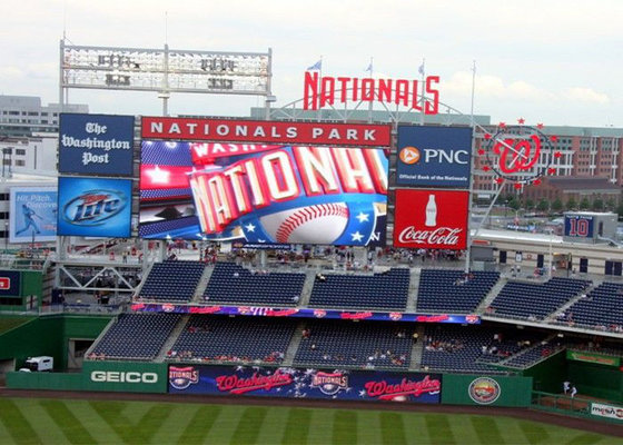 Big Modular Stadium LED Displays , Outdoor LED Advertising Boards Football
