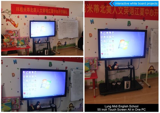 Durable Interactive Touch Screen Display / 46 Inch LCD Monitor Touchscreen