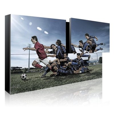 Modular Wall Mounted LCD Video Screen High Brightness 700cd/m2 200W