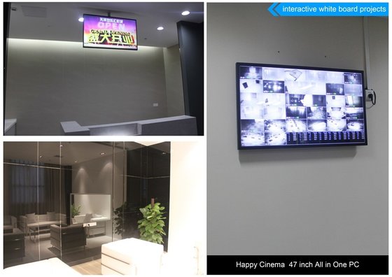Office Meeting Wifi Electronic Interactive Touch Screen Display With PC 65 Inch
