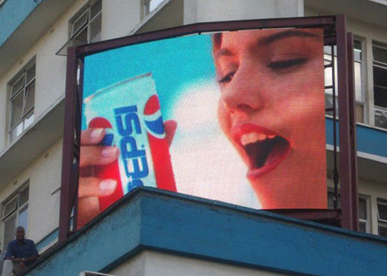 P16mm Outdoor Advertising LED Display , High Brightness Event LED Screen