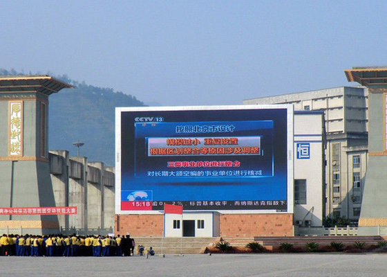 Energy Saving Outdoor Advertising LED Display , Public Area RGB LED Screen