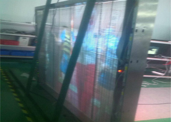 Ultra Slim P12 Transparent Oled Display For Disco Bar , Real States