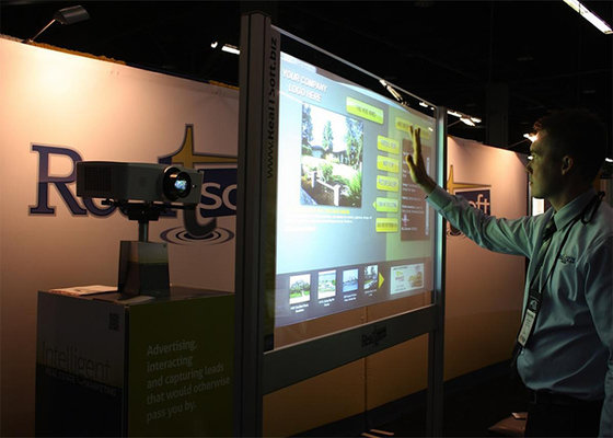 HD Resolution Digital Signage Touch Screen All In One Computer 500cd/m2