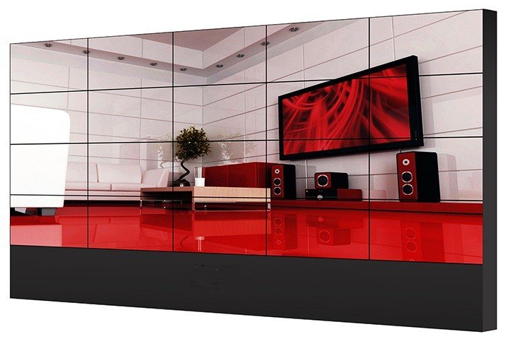 Supermarket Or Financial Video Wall LCD Display With Standard RS232 Port