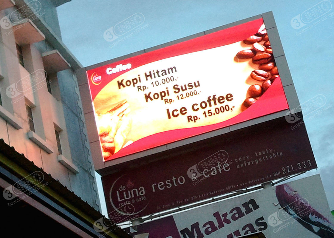 Exterior LED Display / LED Outdoor Advertising Screens For Theater And Cinema