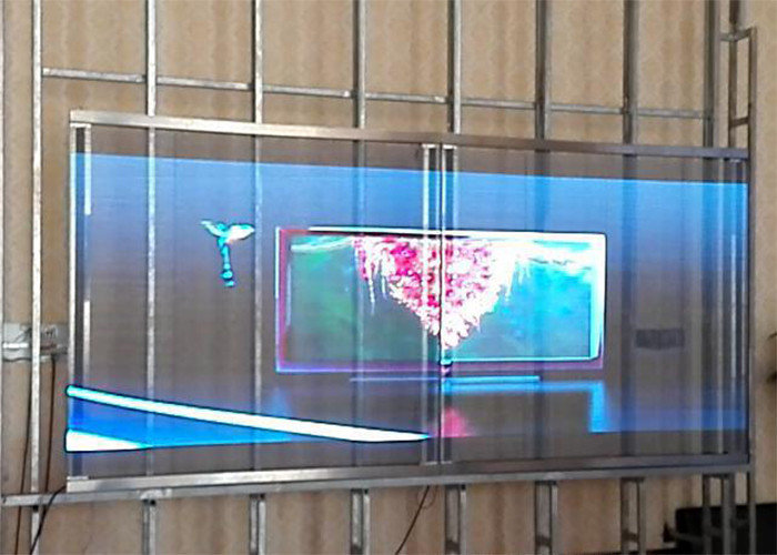 Waterproof  Transparent Oled Display Panel For Revenue Or Post Office Multimedia