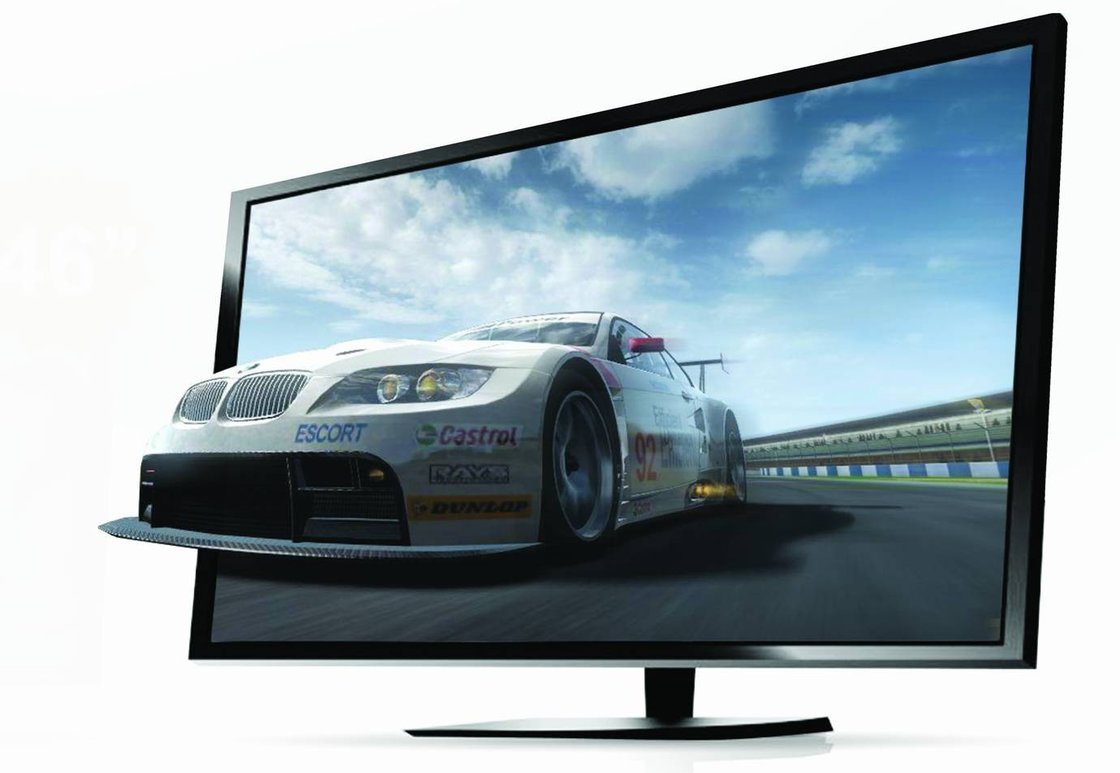 Fireproof 55 Inch 3D LED Screens For Exhibition , Viewing Distance >1m