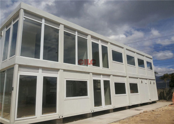 20ft Steel Frame Mobile Container House Prefab Movable For Hotel Labor Camp