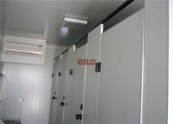 Twenty Feet Size Ablution Containers White Portable With Toilets And Shower