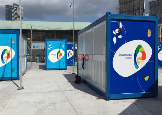 Prefabricated Container Pop Up Shops Flat Small Pre Built Container Homes