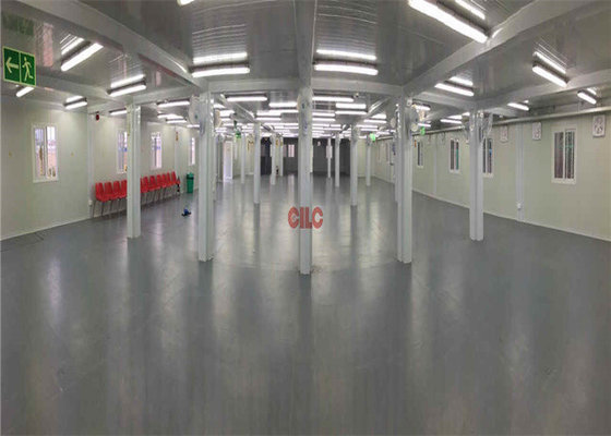 Pop Up Movable Portable Canteen Buildings Prefabricated For 100 Person