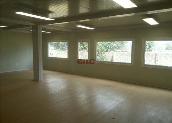 20 Feet Prefabricated Accommodation Modern Large Galss Window Decoration