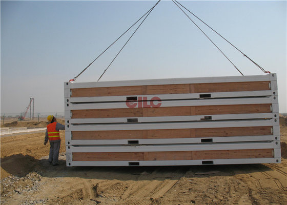 Waterproof Prefab Portable Accommodation Buildings 2 Storey Lightweight