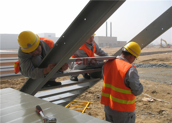 Waterproof Prefab Portable Accommodation Buildings 2 Storey Lightweight