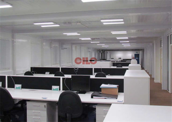 Waterproof Flat Pack Container House Double Side Construction Site Office Container