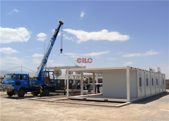 Well Camp Refugee Container Prefabricated Construction With Toilet Shower