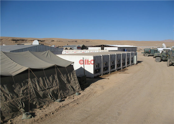 Well Camp Refugee Container Prefabricated Construction With Toilet Shower