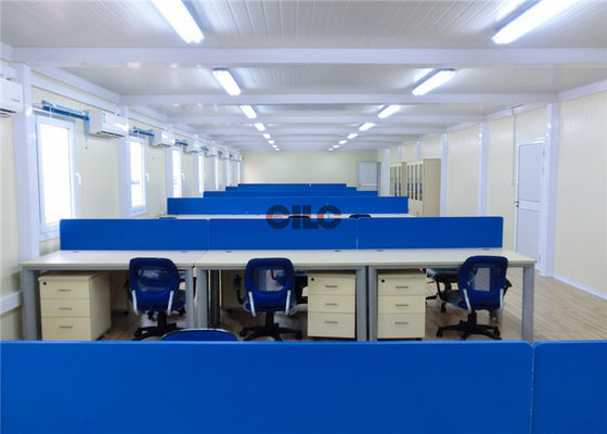 Convenient Easy Moving Prefabricated Office Container With Electricity Box