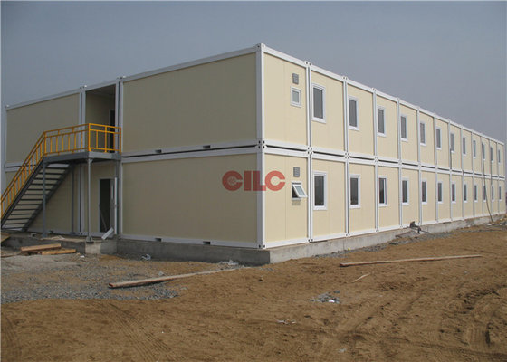 Convenient Easy Moving Prefabricated Office Container With Electricity Box