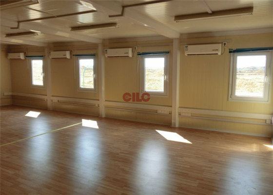 Fast Installation Portable Canteen Buildings Easy Delivery Sliding Steel Door