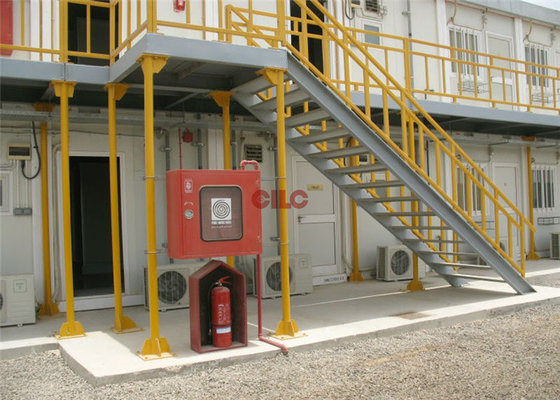 Three Storey Modular Construction Containers Durable For Oil Gas Camping