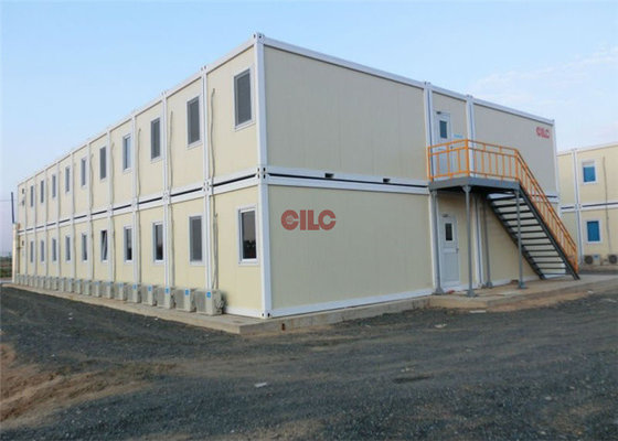 2 Storeied Construction Site Office Container Efficient Transportation Easy To Assemble