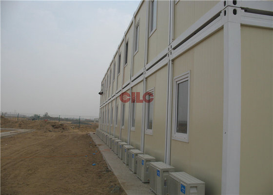 Expandable Mobile Container House Anti - Earthquake Structure 2 Storey Flodable