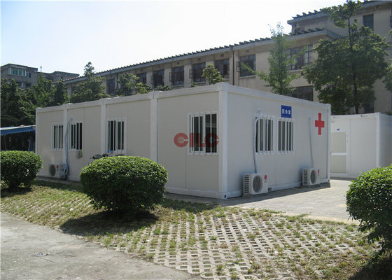 Heatproof Container Clinic Prefabricated Modular Building Units Firm Structure