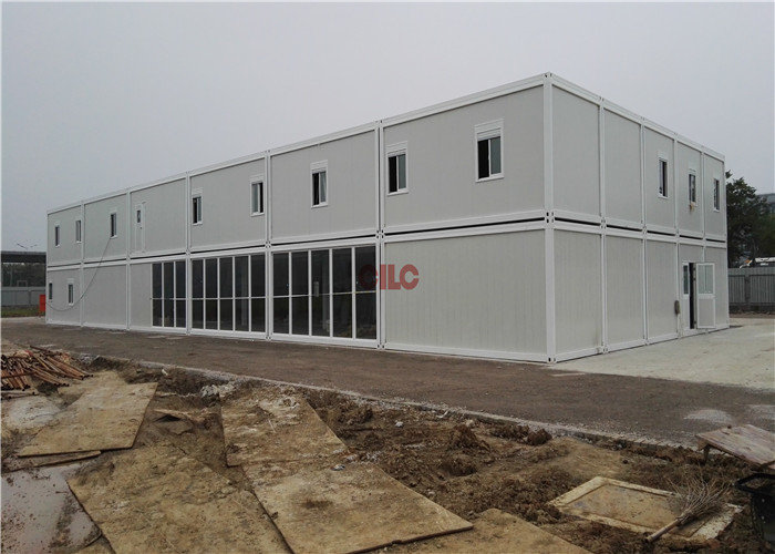 Sandwich Panel Refugee Container Container House Construction For Labor Camp