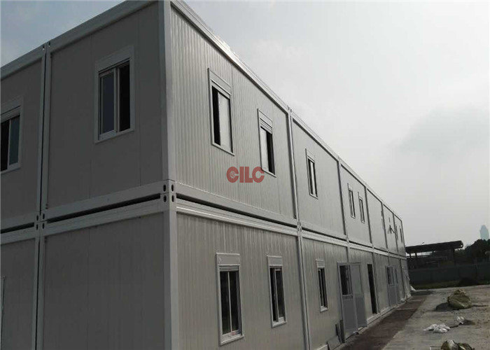 Portable Expandable Mobile Office Containers With Eletricity And Office Shelves