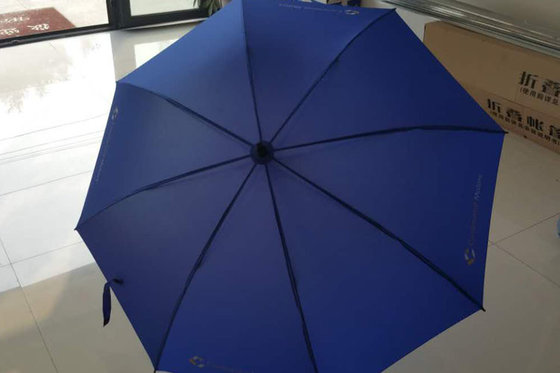 Parapluie se pliant d'axe de fibre de verre de preuve de parapluie, de vent et de pluie de golf de 30 pouces