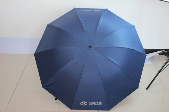 10 tissu enduit UV de parapluie de fois de la marque 3 de Sun de nervures anti pendant des jours ensoleillés ou pluvieux