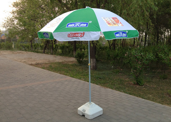 Les parasols extérieurs de parapluies imprimés par Digital enroulent résistant avec le tissu de 210D Oxford