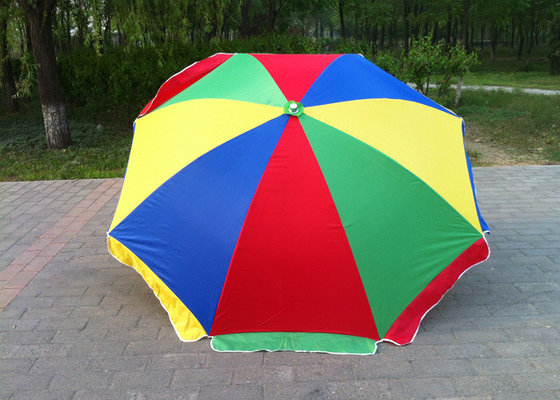 Parapluie extérieur multicolore de parasol de 40 pouces avec le logo de impression adapté aux besoins du client
