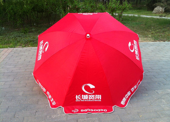 Parasol de parapluie d'ombre de Sun de jardin d'affaires industrielles avec l'impression de main d'écran