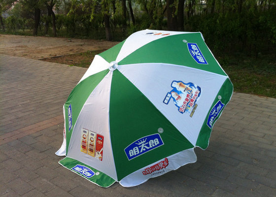 Protection UV de parasols extérieurs faits sur commande d'impression pour des activités de vacances