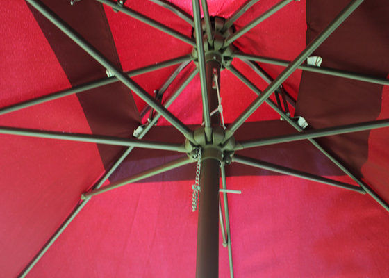 Luxe extérieur de loisirs de parasol en porte-à-faux ouvert facile de Roma avec de doubles dessus