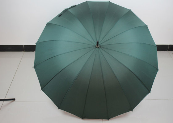 Parapluie se pliant incurvé de golf de poignée, parapluies portatifs de golf avec le logo imprimés