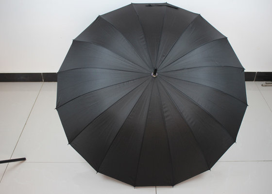 Parapluie fois fait sur commande de golf du logo 75cm avec la poignée enduite par caoutchouc, Handprint